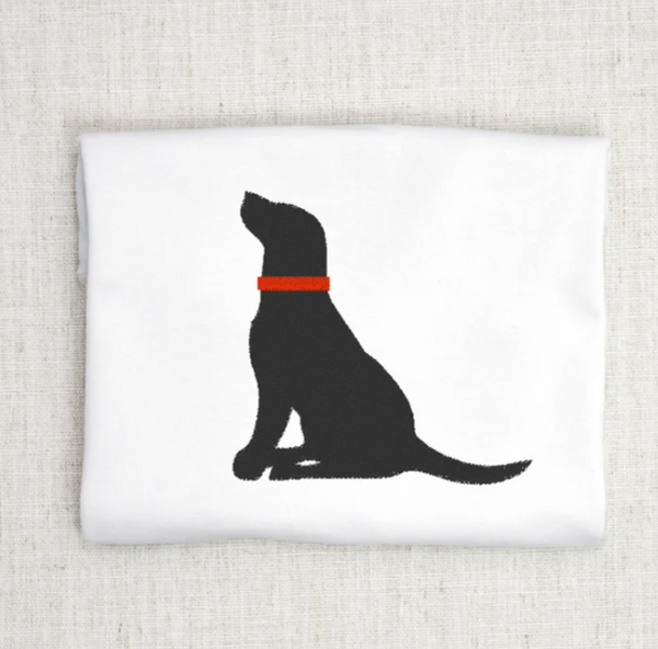 Black Lab Embroidery Design – BlueWillowEmbroidery