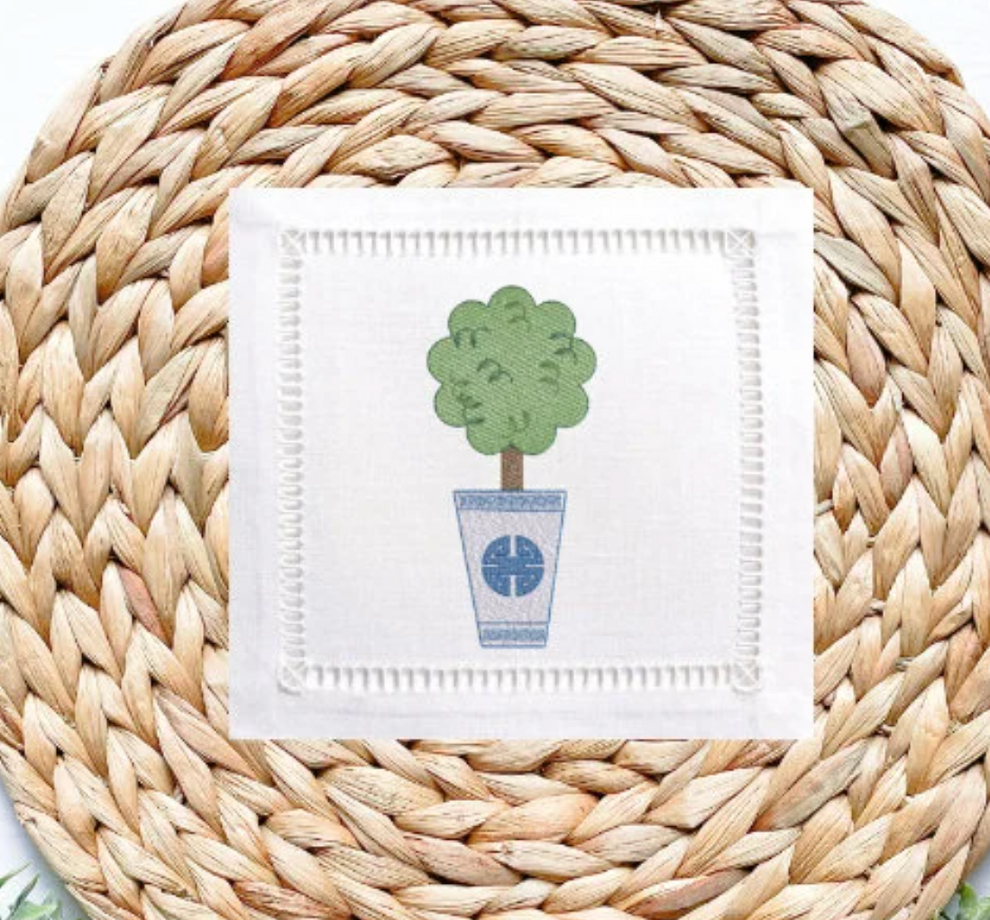 Topiary Embroidery Design – BlueWillowEmbroidery