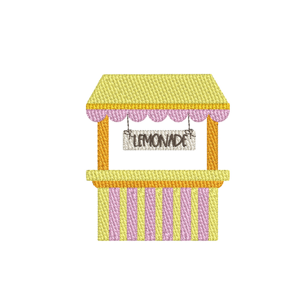 Lemonade Embroidery Design – BlueWillowEmbroidery